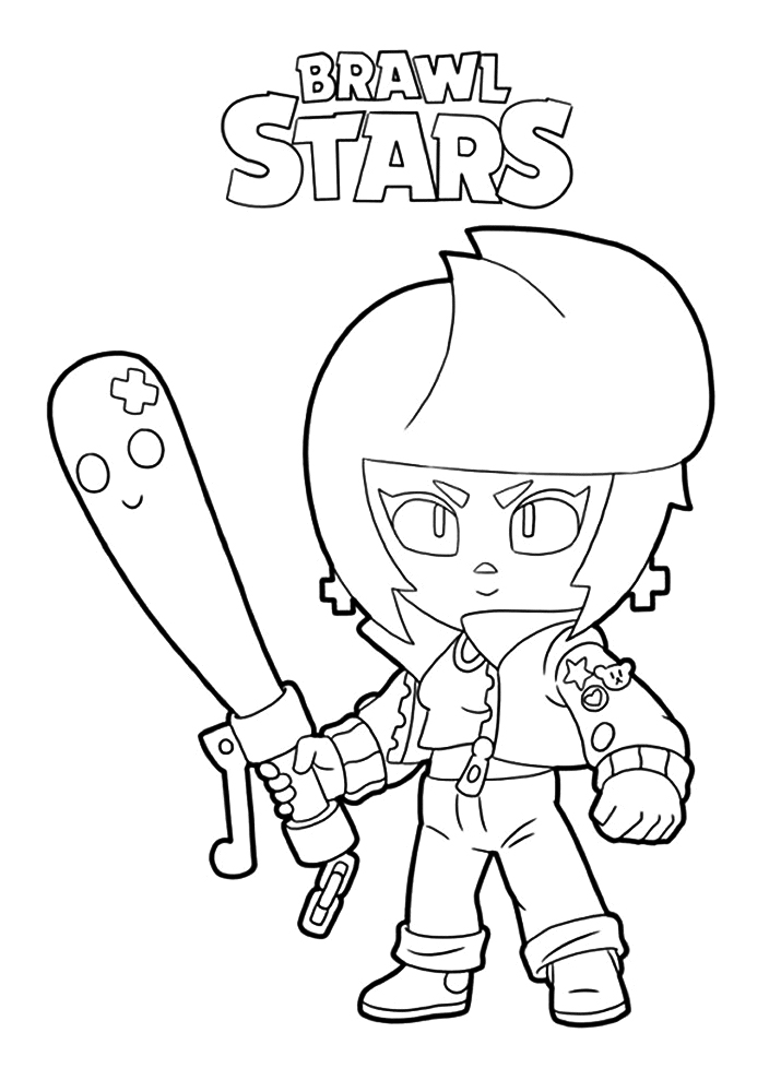 Brawl Stars Kleurplaat Brawl Stars Kleurplaten Topkleurplaat Nl The